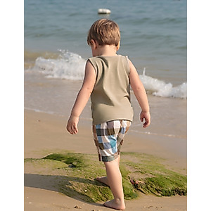 Baby Boys Summer Outfits Cotton Sleeveless Vest+Short Clothes Set Sweatsuits 2T