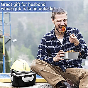 CocoBela Electric Lunch Box Food Heater, Portable Food Warmer with Removable 304 Stainless Steel Container, Dishwasher Safe, Suitable for Home and Car Use