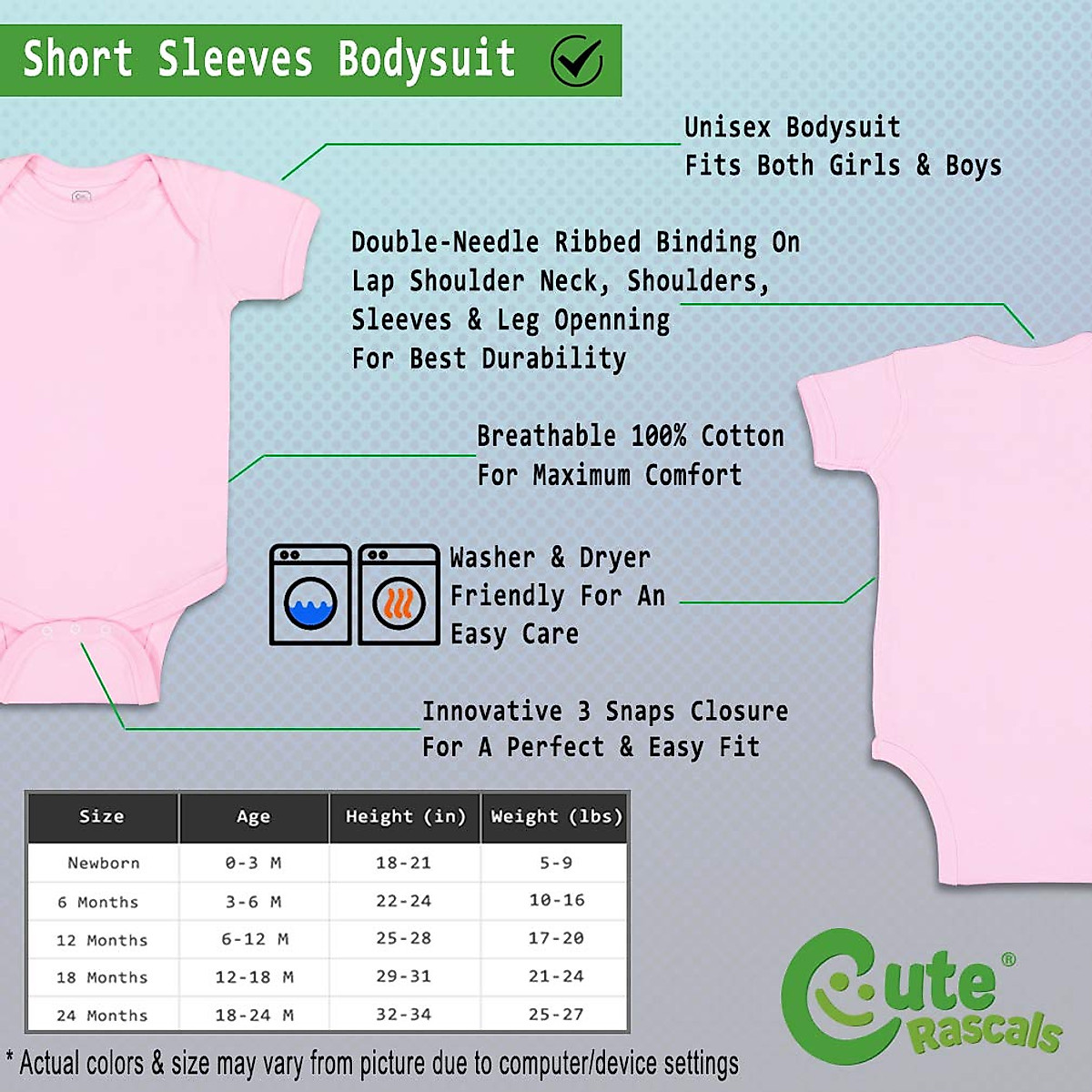 Custom Baby Bodysuit Live Love Squash Sport Funny Cotton Boy & Girl Baby Clothes Soft Pink Design Only 6 Months