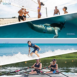 JOTO Water Shoes for Women Men Kids, Barefoot Quick-Dry Aqua Water Socks Slip-on Swim Beach Shoes for Cruise Ship Snorkeling Surfing Kayaking Beach Walking Yoga