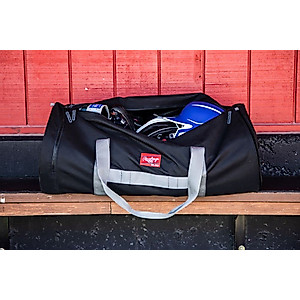 Rawlings | THROWBACK Duffle Equipment Bag | Baseball/Softball | Black