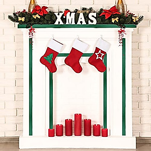 Syhood Christmas Wired Velvet Ribbon with Gold Edge Waterproof Velvet Decoration Ribbon Wrapping for Xmas Wreath Bows Floral Craft Ornaments(2.5 Inch X 60 Yard,Green)