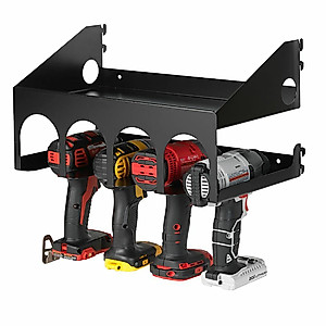 OmniWall Cordless Drill Holder Tool Organization System Blue