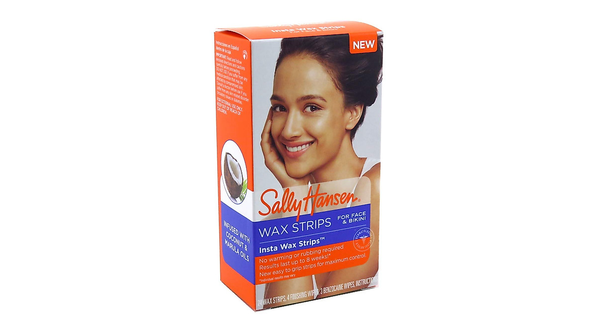 Sally Hansen Insta Wax Strips for Face & Bikini - Easy Hair Removal