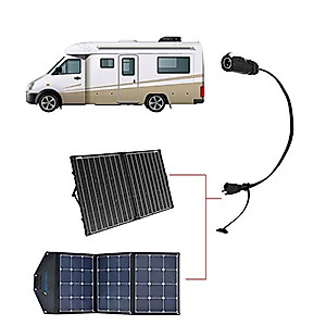 ACOPOWER Adapter-SAE to Furrion 2 Pin Connector, Black