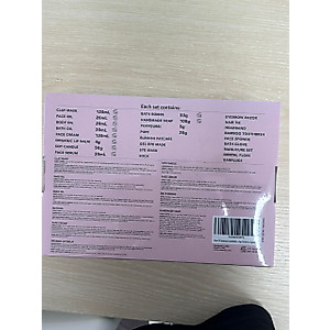 Facial Skin Care Set & Spa Kit - Mothers Day Gift Ideas, Self-care Relaxation Gifts, Skin Care Collection with Essential Oils, Hyaluronic Acid, Vitamin E. (Lavender)