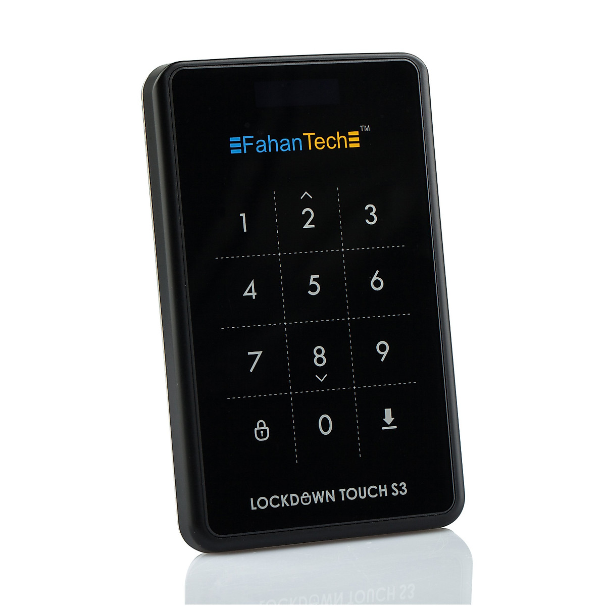 FahanTech Made in Korea - Upgraded SATA III Lockdown Series AES 256-bit Hardware Encrypted Hard Drive Enclosures (SATA III Metal-Black)