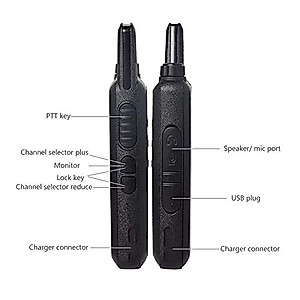 UHF 400-470 MHz MINI-handheld WLN KD-C1 Walkie Talkie Transceiver Radio …