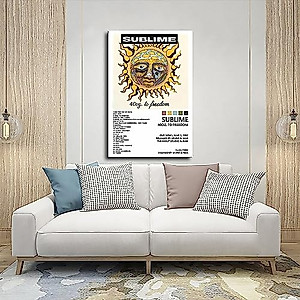 Sublime Poster 40oz. to Freedom Music Album Poster Canvas Poster Wall Art Decor Print Picture Paintings for Living Room Bedroom Decoration Unframe:12x18inch(30x45cm)