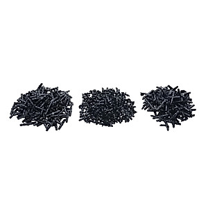 SanSanYa 400pcs Drip Irrigation Fittings Kit Drip Irrigation Barbed Connectors, 160 Straight Barbs 120 Tees 40 Elbows 40 End Plug 40 4-Way Coupling for 1/4 Inch Tubing Garden Dripping Systems