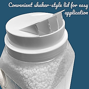 EasyPath Pet & Plant-Safe Magnesium Chloride Pellets (4 pack of 10 lbs Jugs with Shaker Lid) Ice Melting on Walkways, Driveways, Patios - Non-Toxic, Effective to -15°F, Safer for Concrete, Landscaping