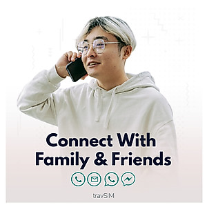 travSIM Canada SIM Card | Uses The T-Mobile Network | 5GB Mobile Data | Free Roaming USA & Mexico | SIM Card for Canada Travel has Unlimited National Calls & Texts | SIM Card Canada 14 Days