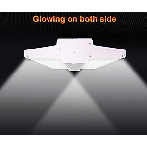 LED High Bay Light Fixture,2FT Dimmable High Bay Shop Light with 30°60°90°Angle Adjustable,150W(Equal to 600W or 6 Lamp Fluorescent Linear),22500LM Super Bright,Commercial/Industrial Lighting