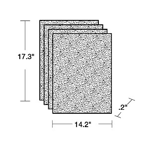 Honeywell HRF-A300 Air Purifier Pre Kit Filter, 4-Pack - Allergen Air Filter Targets Dust, VOC, Pet, Kitchen, and Wildfire/Smoke Odors