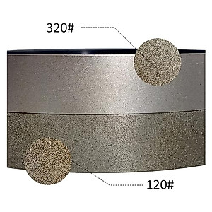 yaoqijie 6 Inch Diamond Sanding Discs 60# 120# 240# 320# 600# for Die Grinder Surface Prep Strip Grind Polishing Flap Disc Lasting (Size : 60)