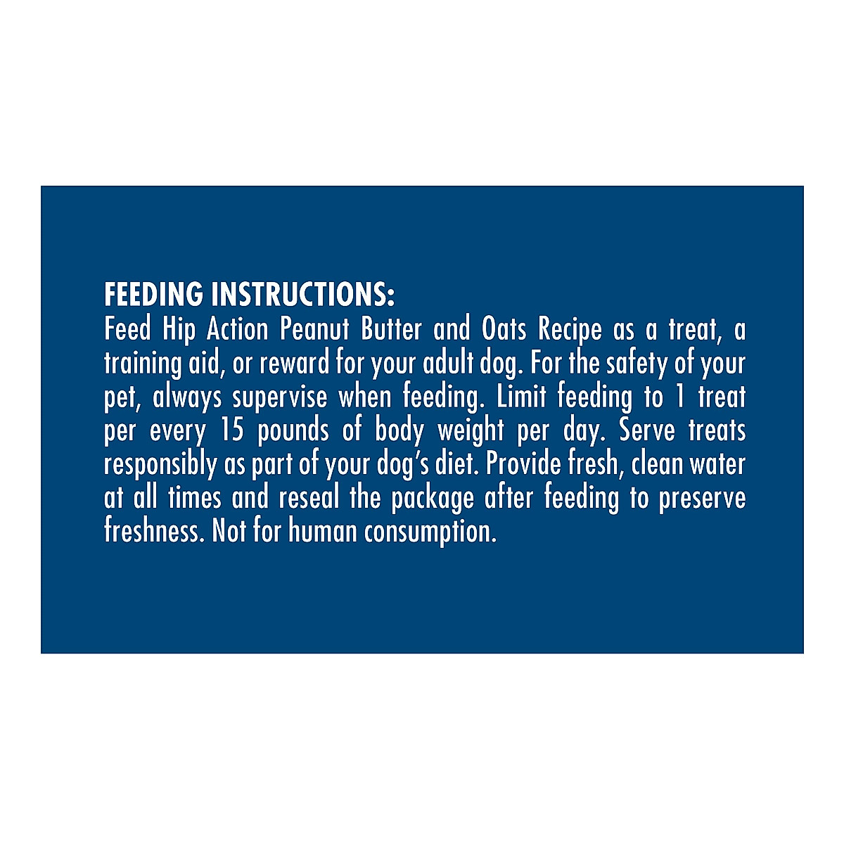 Zuke's Hip Action Dog Treats Peanut Butter and Oats Recipe, 6 Ounces (3 Pack)