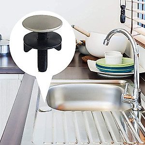 2 Pack Kitchen Sink Hole Cover Sink Faucet Hole Cover Kitchen Sink Tap Hole Plate Stopper Cover Blanking Metal Stainless Steel Plug