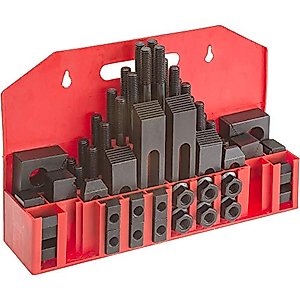 Grizzly Industrial G1076 - 58 Pc. Clamping Kit for 5/8" T-Slots