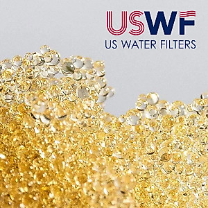 USWF-8P-12lbs Ion Exchange Water Softener Resin - 0.25 Cubic Foot - Single Bag - Ideal for Residential or Commercial Use - Reduces Soap Scum and Limescale