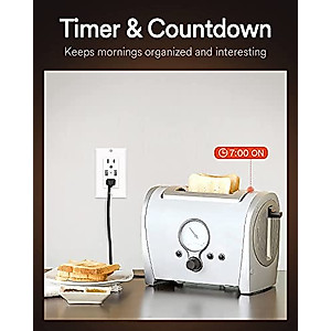 Smart USB Outlet in-Wall - Smart Electrical Outlet That Work with Alexa, Google Home, 15 Amp, No Hub Required, ETL & FCC Certified, 2.4G WiFi Only (2 Pack)