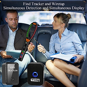 KAXYUYA Hidden Camera Detectors, Bug Listening Devices Scanner Professional Multi-Function Safeguard Your Travel, Protect Your Privacy in All aspects for Hotels, Travels, Cars, Offices