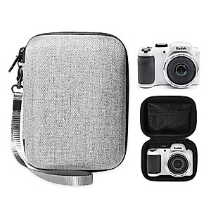 Alltravel Camera Case compatible with Kodak PIXPRO Astro Zoom AZ252-RD, AZ401-WH PIXPRO, AZ421 Minolta 20 Mega Pixels, WIKICO 4K Vlogging Camera