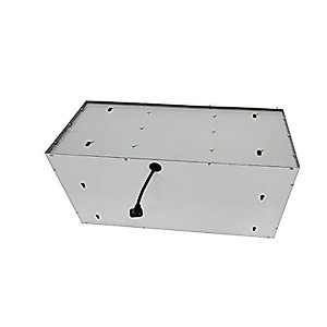 FixtureDisplays® Cellphone Locker Charging Station Mini Storage Cabinet Homework School Slot 15258-WHITE-RIVET-NPF