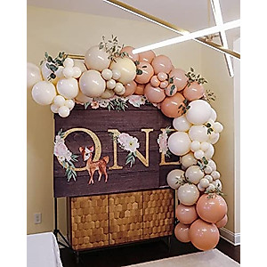 Ivory White Balloons 85pcs Ivory White Balloons Garland Arch Kit 5/10/12/18 Inch Different Sizes White Matte Latex Balloons for Birthday Party Decorations Baby Shower Wedding Graduation Balloons