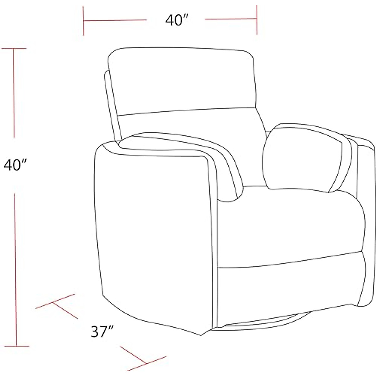 Parker Living Radius - Mediterranean Power Swivel Glider Recliner
