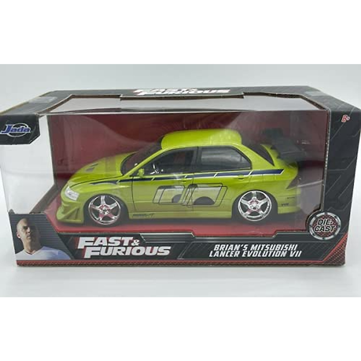 DieCast Jada Fast & Furious Brian's Mitsubishi Lancer Evolution VII (1:32 Scale)