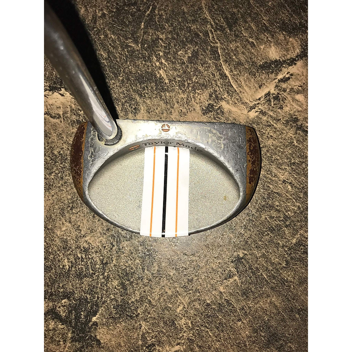 Sticker for golf putter, 3 lines alignment (triple track) (Red and Blue, 2 pack)