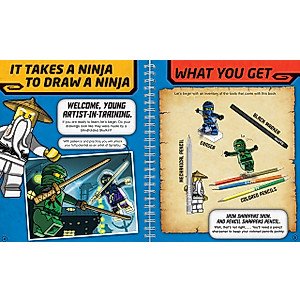 KLUTZ LEGO NINJAGO How To Draw Ninja, Villains, And More! Drawing Set