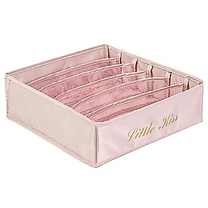 degtnb Underwear Drawer Organizer, Socks Organizer Multi Compartments Large Capacity Fabric Foldable Divided Clothes Container Case Home Supplies