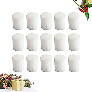 Happyyami Starter Sponge Pods Grow Sponges Hydroponic Sponge Moisturized Soilless Seeds Sponges Cylindrical Seedlings Planted Sponge Planting Gardening Tool Foams Hydroponic Grow Media Garden Tool