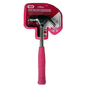 IIT 88400 Ladies 8-Ounce Claw Hammer, Pink