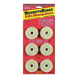 Summit Mosquito Dunks Repellent Solid For Mosquitoes 3.7 oz.