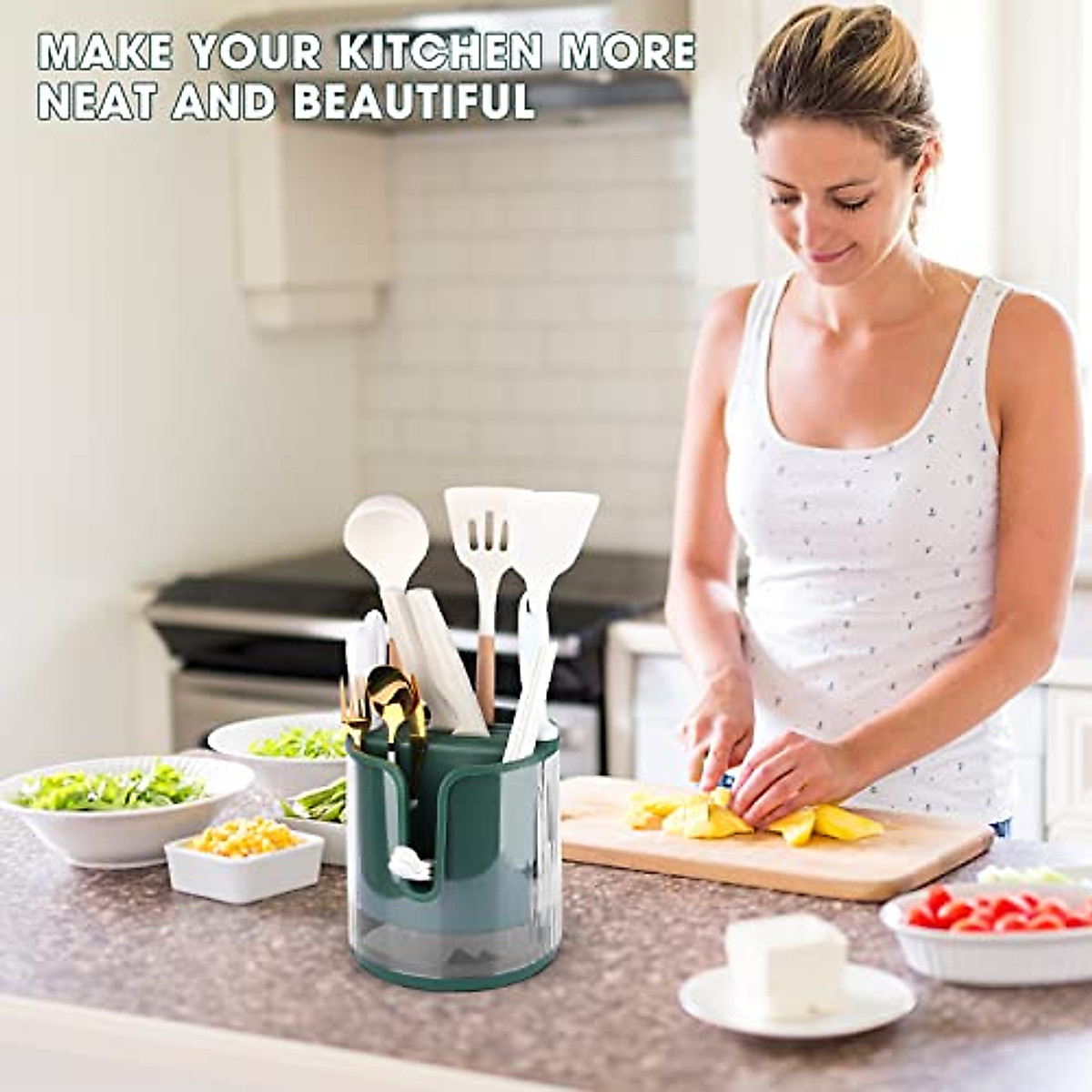 Knife Block, Knife Holder Knife Block Without Knives Storage for Kitchen Storage