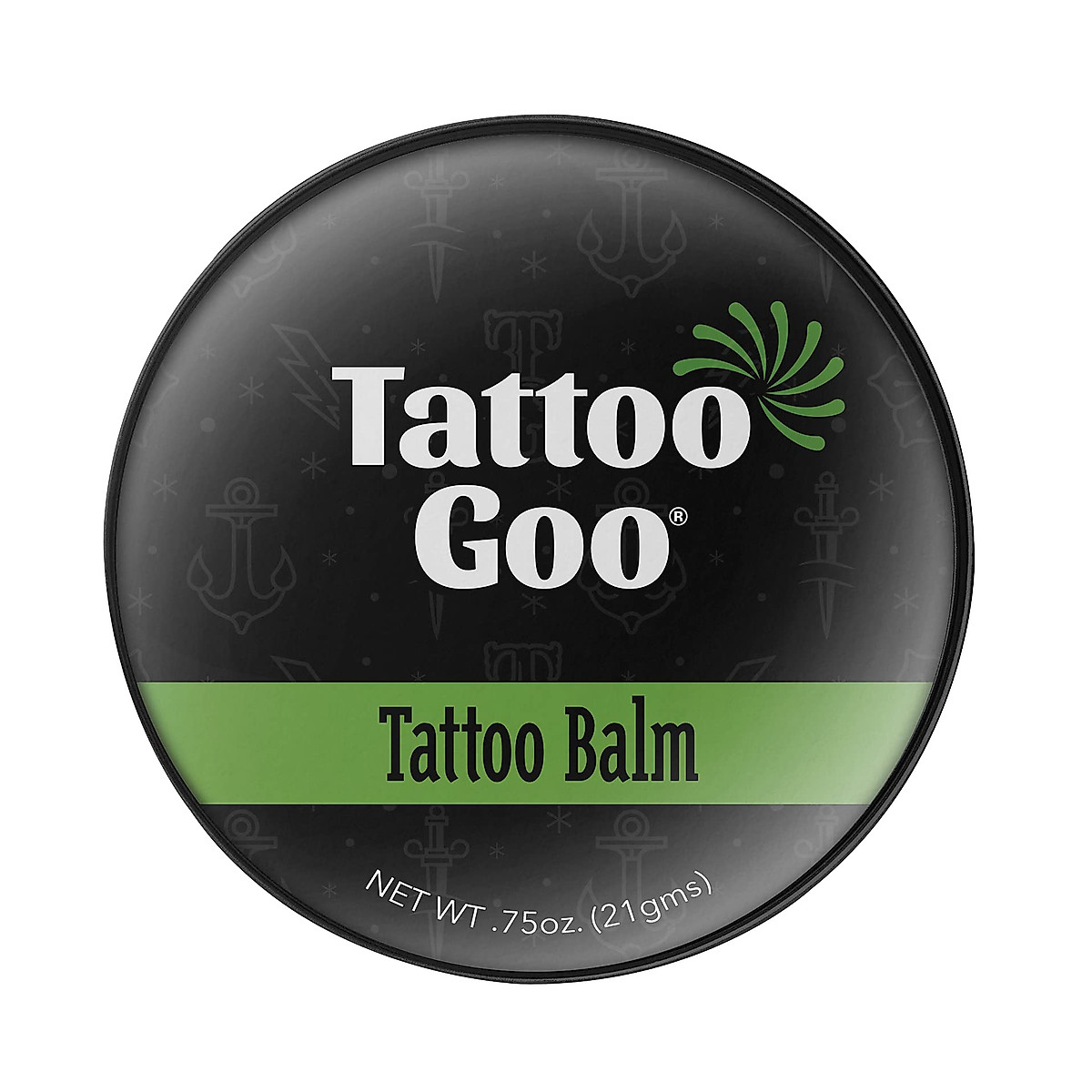 Tattoo Goo Original Aftercare Balm, Natural Tattoo Balm with Beeswax and Cocoa Butter, Soothing Ointment and Brightening Care, .75 oz; Packaging May Vary