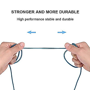 MQDITH Replacement Audio Cable Compatible with Astro A40 A40TR Gaming Headset, Inline Mute Wire and No Volume Control Cord(Blue)