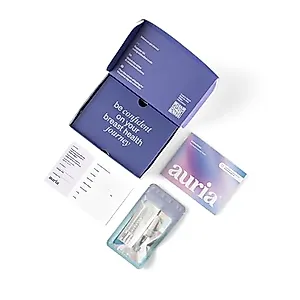 Auria Home Biological Breast Cancer Screening Test with Consultation – Ages 30+ Provider-Reviewed Results – CLIA Certified Lab