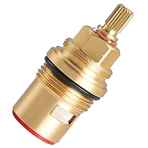 Faucet Cartridge Replacement Compatible with Grohe 45888000, Hot Kitchen Faucet Stem Replacement Part Universal Repair Kit for 3/4in Wall Mount Valves and Roman Tubs (Hot 45888000)