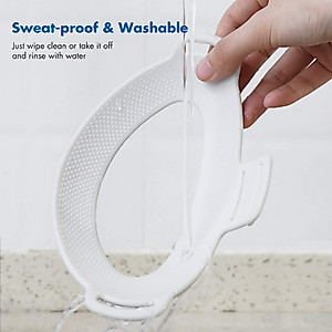 KIWI design Headset Strap Pad Replacement for Elite Strap Compatible with Quest 2/Quest 3 (White)