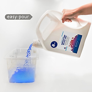 Wisesorb 8lbs Premium Blue Desiccant Beads, Indicating Silica Gel Beads (Blue to Pink), Reusable Desiccant Dehumidifier