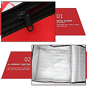 Cabilock Insulated Food Delivery Bag Hot and Cold Thermal Commercial Catering Bag Grocery Delivery Bag for Catering, Restaurants, Delivery Drivers and More