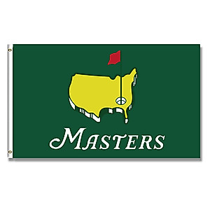 Kasflag Masters Flag Golf Banner Flag Tapestry (3x5 Feet,Heavy Duty, 150D Polyester) For College Dorm Man Cave