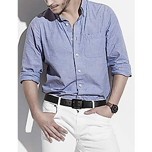 Skechers Mens Casual & Dress Belt, Black/Brown (Stretch Performance Reversible), 36