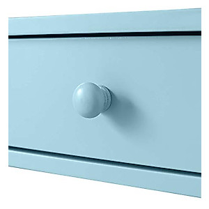 Convenience Concepts Oxford 5 Tier Bookcase with Drawer, Sea Foam