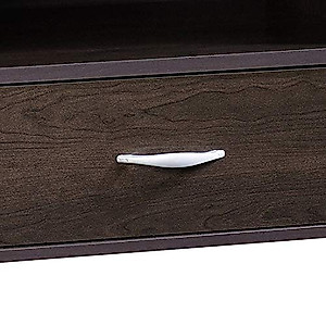Sauder Beginnings Panel TV Stand, For TV's up to 42", Cinnamon Cherry finish