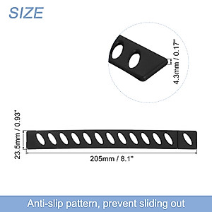 uxcell 10Pcs Knife Edge Guards Blade Protector Plastic Knife Edge Cover Sleeves Universal Blade Covers Knife Sheath for Kitchen, Black