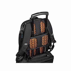 Sewell MOS BLACKPACK, Durable Electronics Travel Backpack for 15" Laptop, Tablet with Built in Cable Management, Large, SW-42850